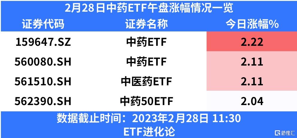 新版醫保藥品目錄實施在即，中藥ETF漲超2% - SL886 日誌