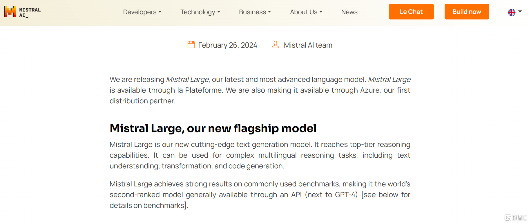 微軟入股，新模型直逼GPT-4，Mistral AI能成為下一個OpenAI？ - SL886 日誌